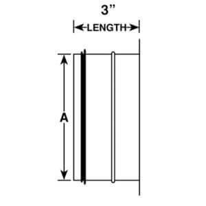 E-Z Tap Collars for Spiral Pipe from Sheet Metal Connectors