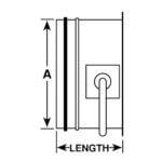 E-Z Tap Collars with 2-inch Standoff | Sheet Metal Connectors