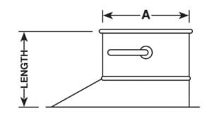 High Efficiency Die Stamped Take Off (Super HETO) E-Z Flange