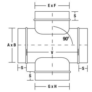 Cross | Sheet Metal Connectors