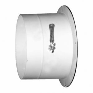 E-Z Tap Collar with Damper Polyvinyl Coated | Sheet Metal Connectors