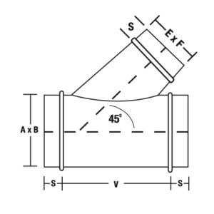 Flat Oval Conical Lateral