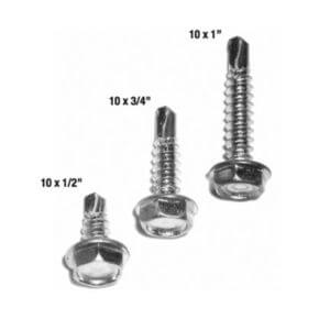 TEK Sheet Metal Screws - 10 x 1in | Sheet Metal Connectors